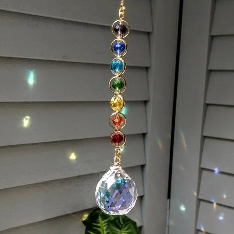 Rainbow Chakra Crystal Suncatcher – My Zen Temple
